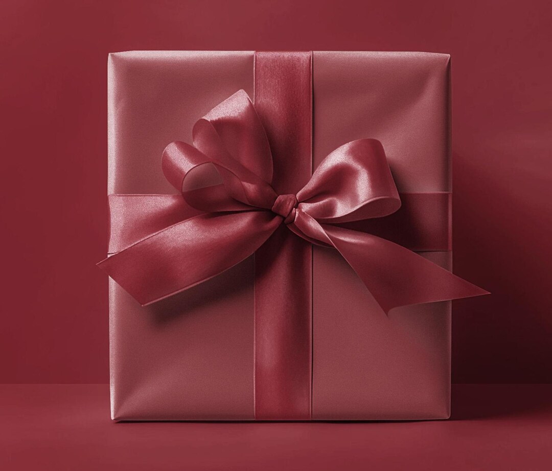 Dark Red Wrapping Paper Roll, Matte or Glossy Finish, Perfect for ...