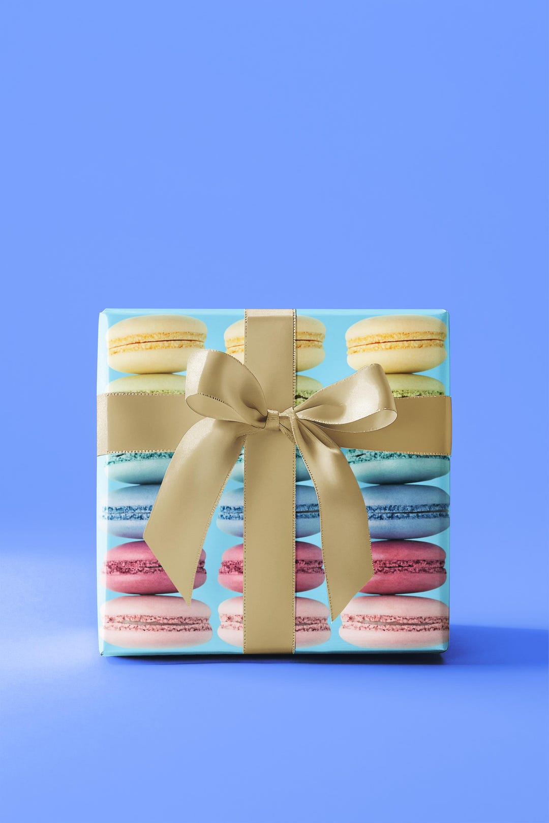 French Macaron Wrapping Paper, Soft Tones Gift Wrap, Elegant Parisian ...