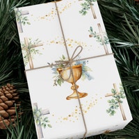 Jesus Wrapping Paper Nativity Wrapping Paper Roll, Modern Nativity Gift ...