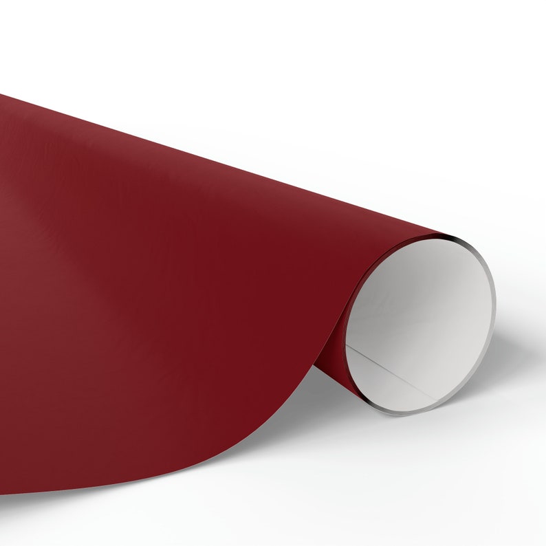 Dark Red Wrapping Paper Roll, Matte or Glossy Finish, Perfect for ...