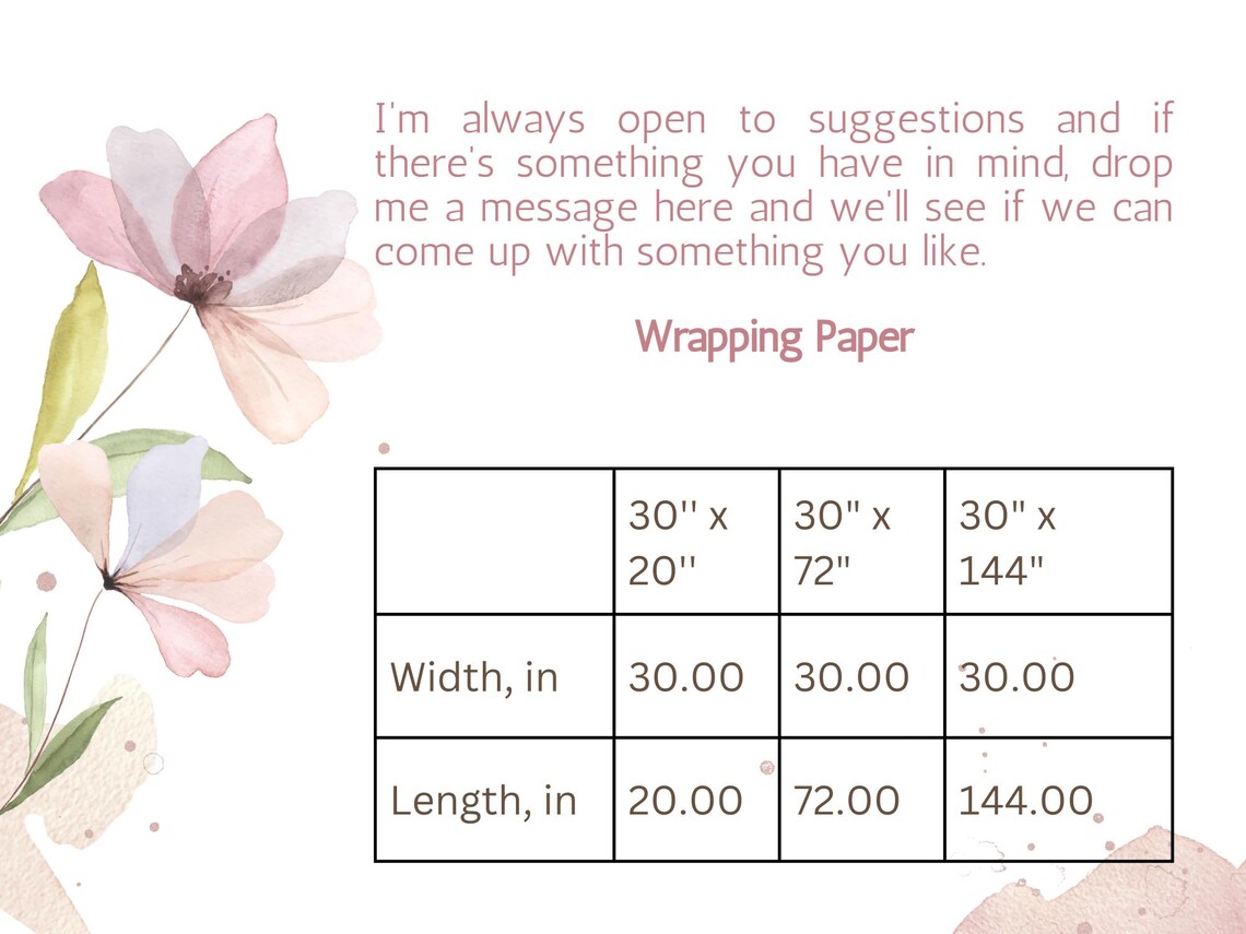 Soft Peach Wrapping Paper Roll, Matte, Glossy, Christmas, Valentine ...