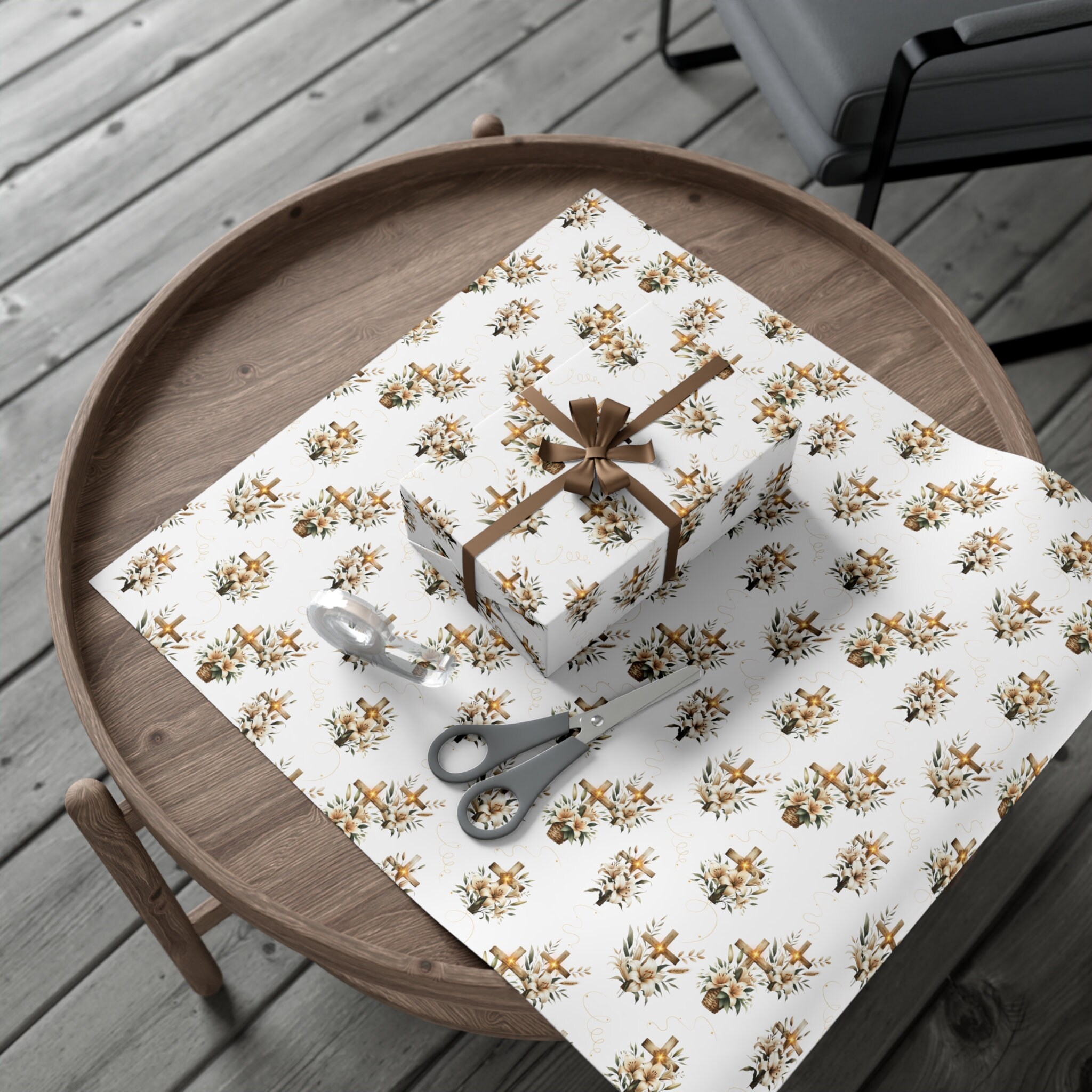 First Communion Wrap, Religious Wrapping, Church Event Packaging ...