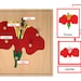 Parts of a Flower-montessori 3-part-cards - Etsy