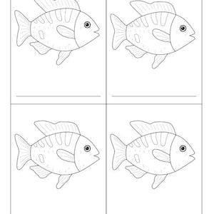 Parts of a Fish - Montessori 3-part-cards - Etsy