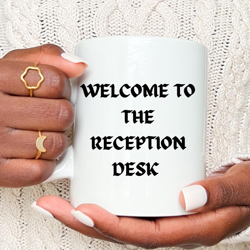 Reception Desk White - Etsy