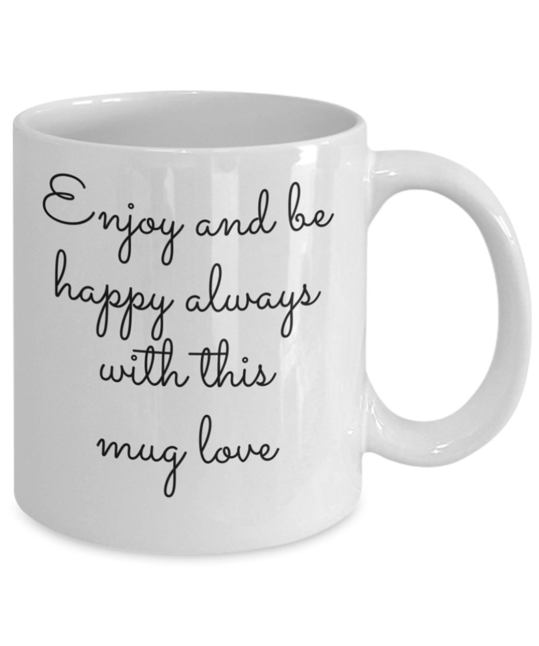 Inspirational Positive Mug Motivation Coffee Mug Gift Coffee Cup Enjoy ...