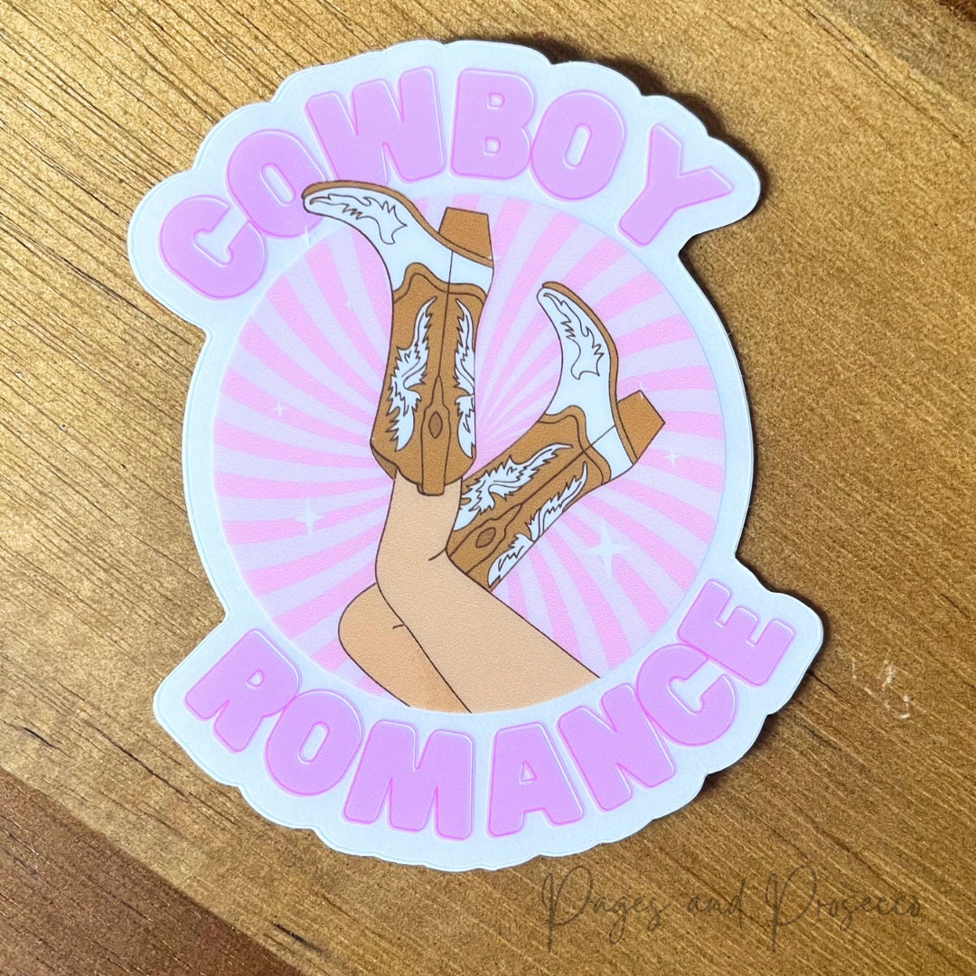 Cowboy Romance Sticker Gift for Reader Kindle Sticker Booktok Romance ...