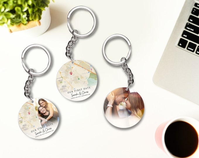 Personalised Song Vinyl Disc Keychain, First Date Keyring, Music ...