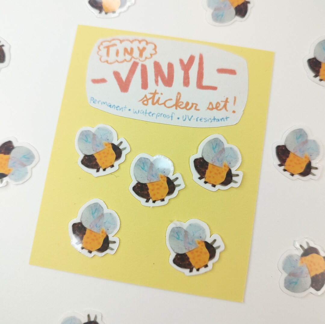 Tiny Vinyl Sticker Packs: Waterproof, Weatherproof, Perfect for Phone ...