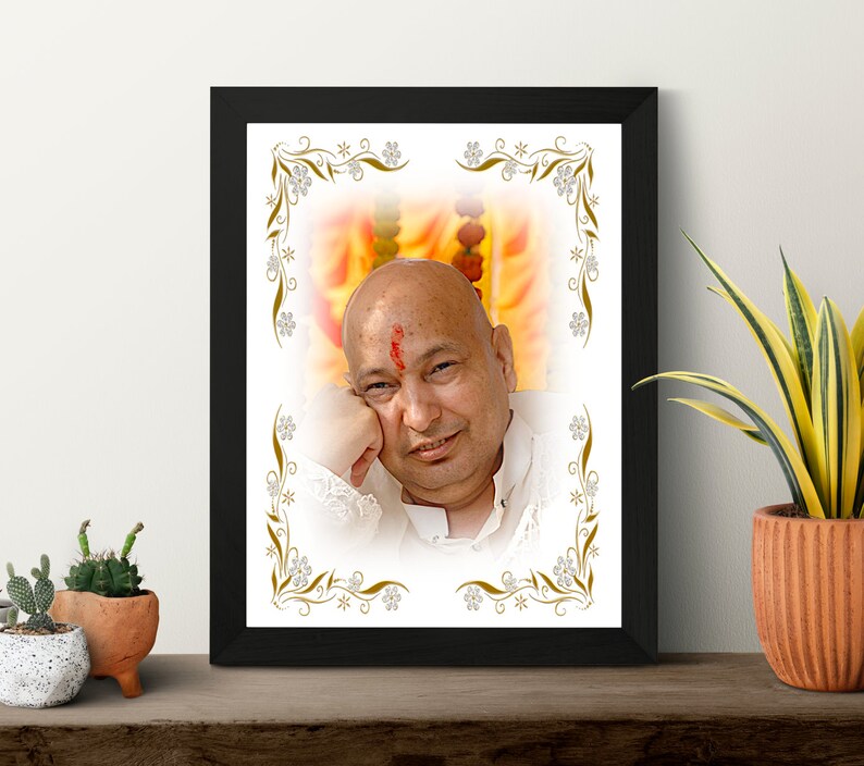 Jai Guruji Maharaj Gurudev Photo Print for Wall Worship - Etsy