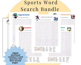 Sports Activity Sheets | Sports Activity Pages for Kids | Sports Themed ...