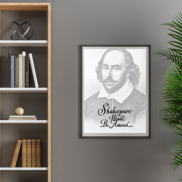 Shakespeare Poster - Etsy