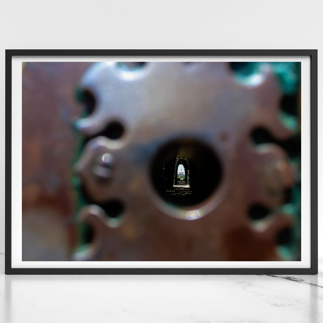 The Keyhole Photograph Rome Vatican Digital Download - Etsy