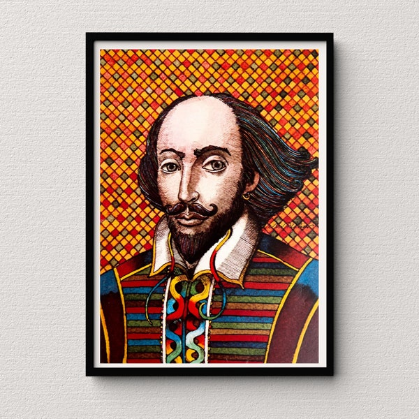 Shakespeare Poster Etsy