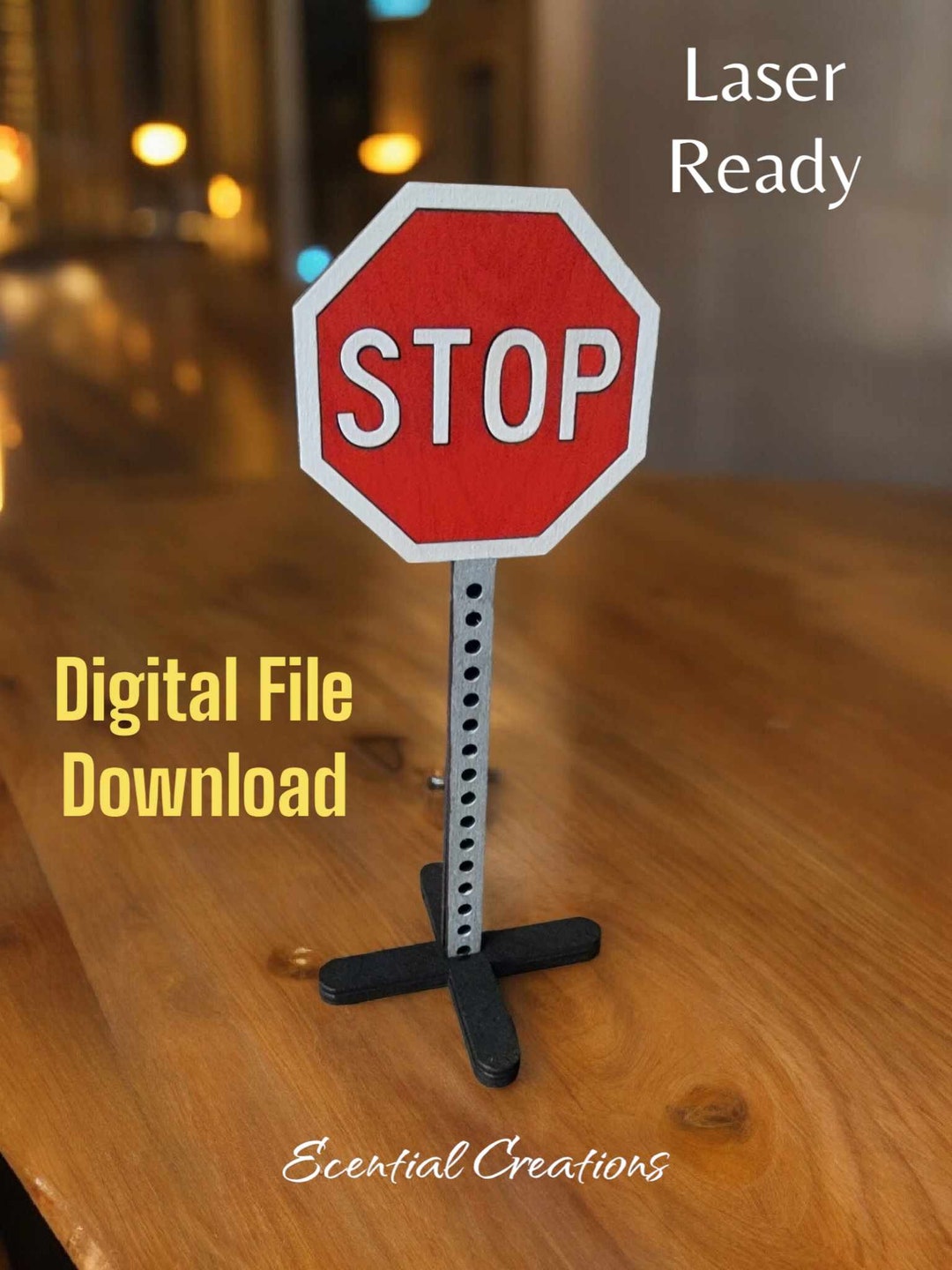 Stop Sign SVG File / Cut Layers File - Laser - Glowforge - Wecreat ...