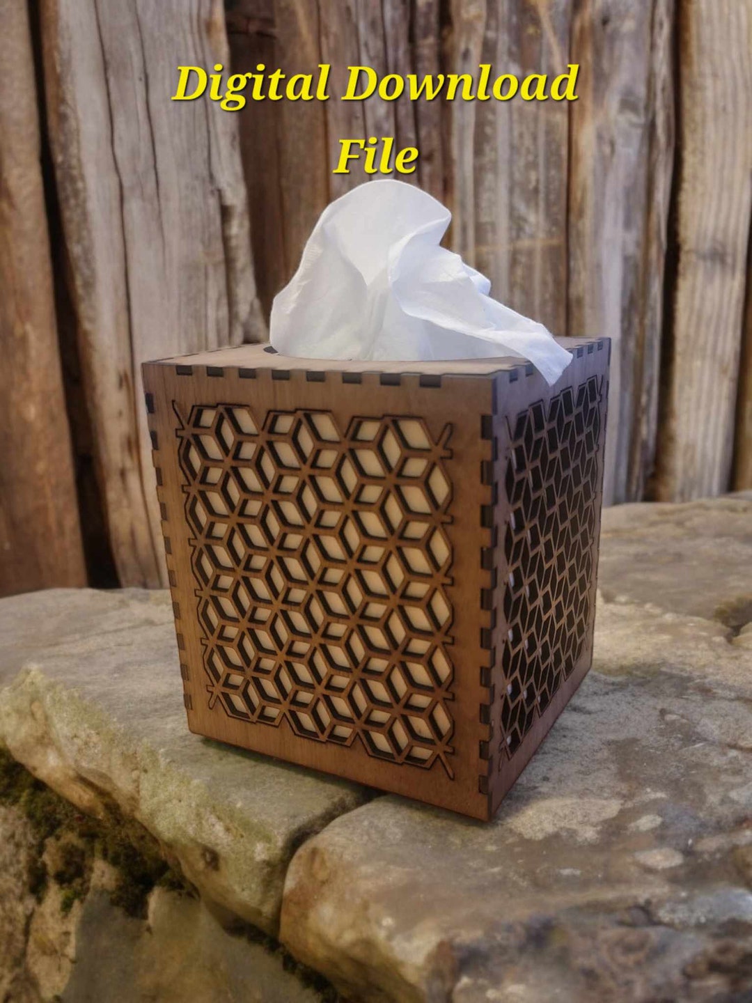 Tissue Box Cover Designs Layer / Cut SVG File - Laser - Glowforge - Etsy