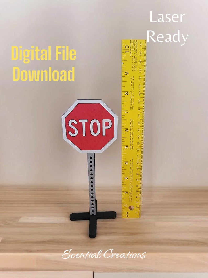 Stop Sign SVG File / Cut Layers File Laser Glowforge Wecreat Xtool - Etsy