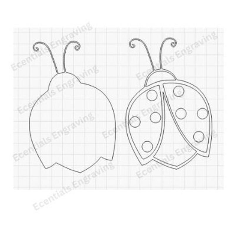 Ladybug Layer / Cut SVG File - Laser - Glowforge - Etsy