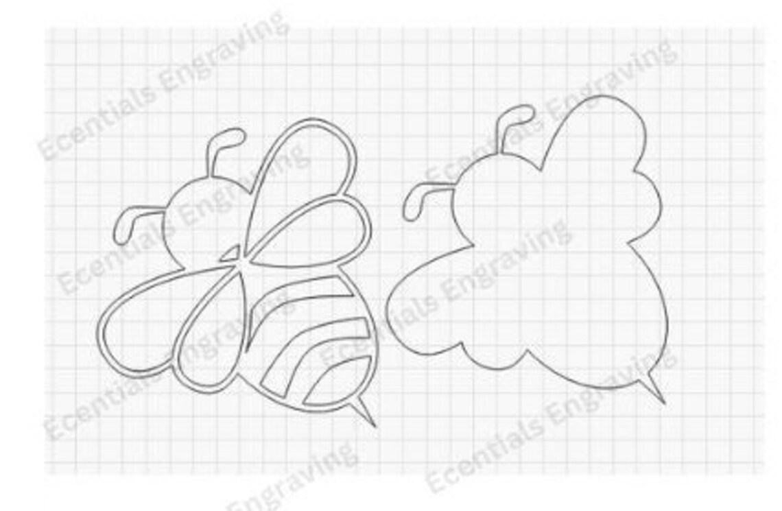 Bumblebee Layer / Cut SVG File - Laser - Glowforge - Etsy