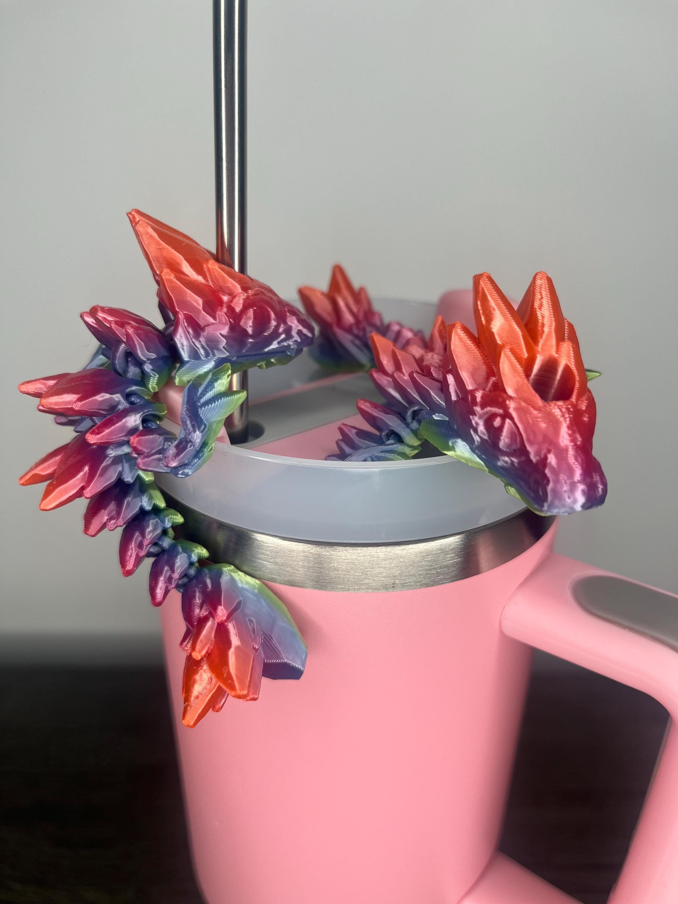 Articulated Dragons Straw Toppers for 8.5 Mm Straws - Etsy