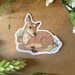 Deer Vinyl Sticker - Etsy