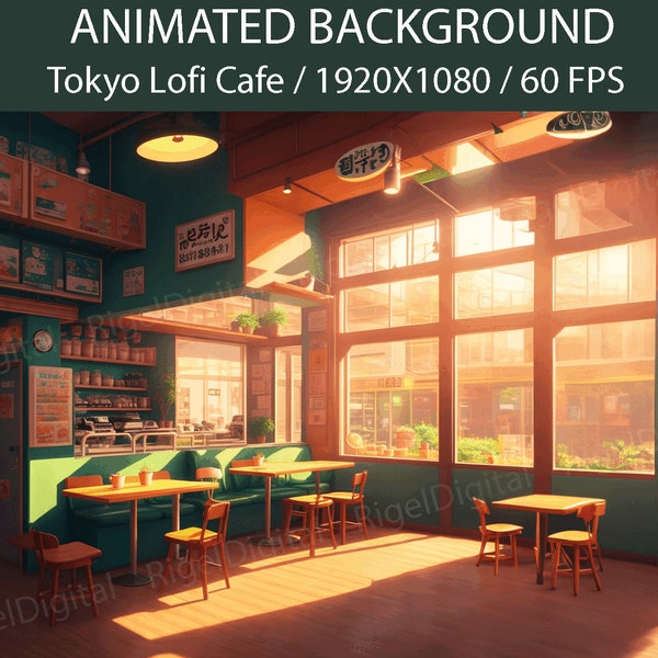 Cafe Vtuber Background - Etsy