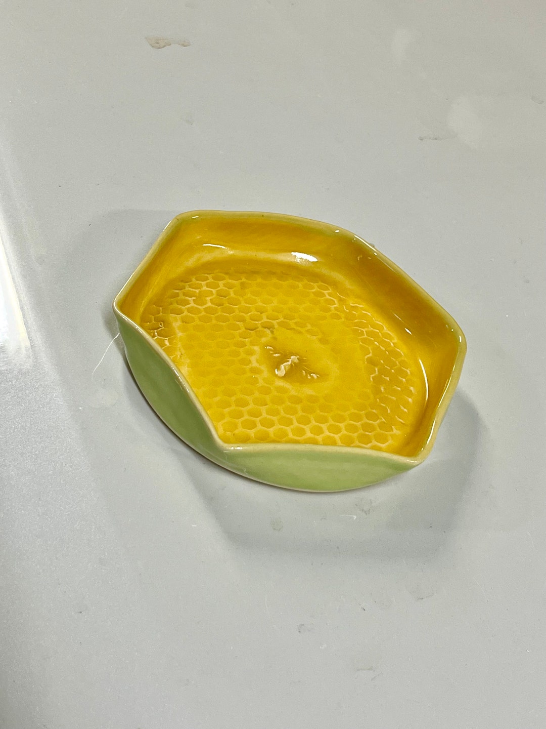Pottery Bee Hive Ring Tray Olive Oil Dish Soap Dish Jewelry Dish ...