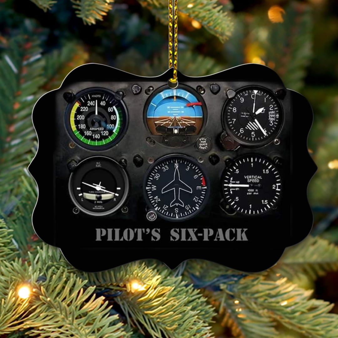 Six Pack Aviation Pilot Ornament, Airline Pilot Ornament, Pilot ...