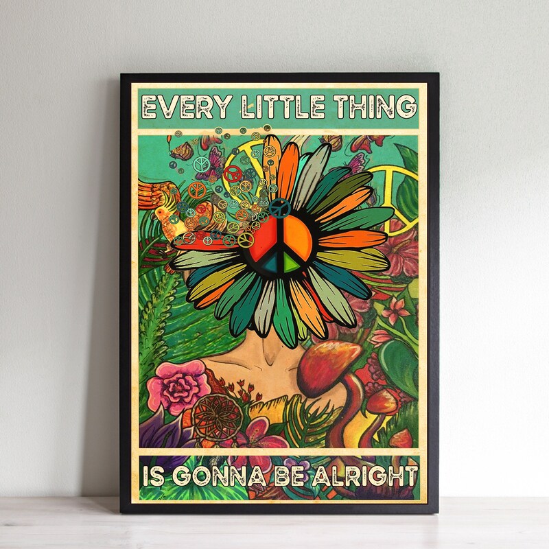 Hippie Poster - Etsy