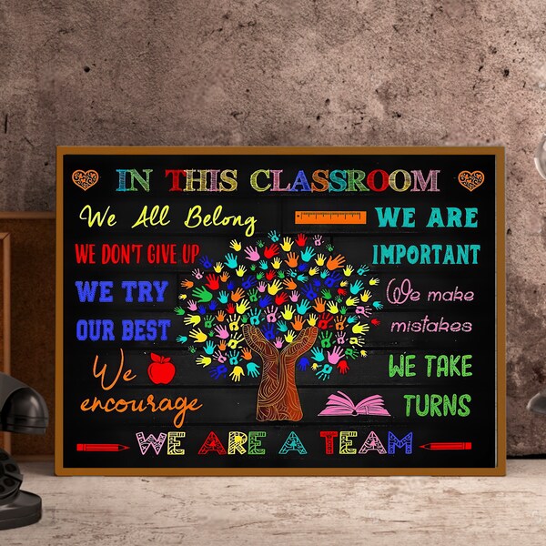 Teacher Poster - Etsy