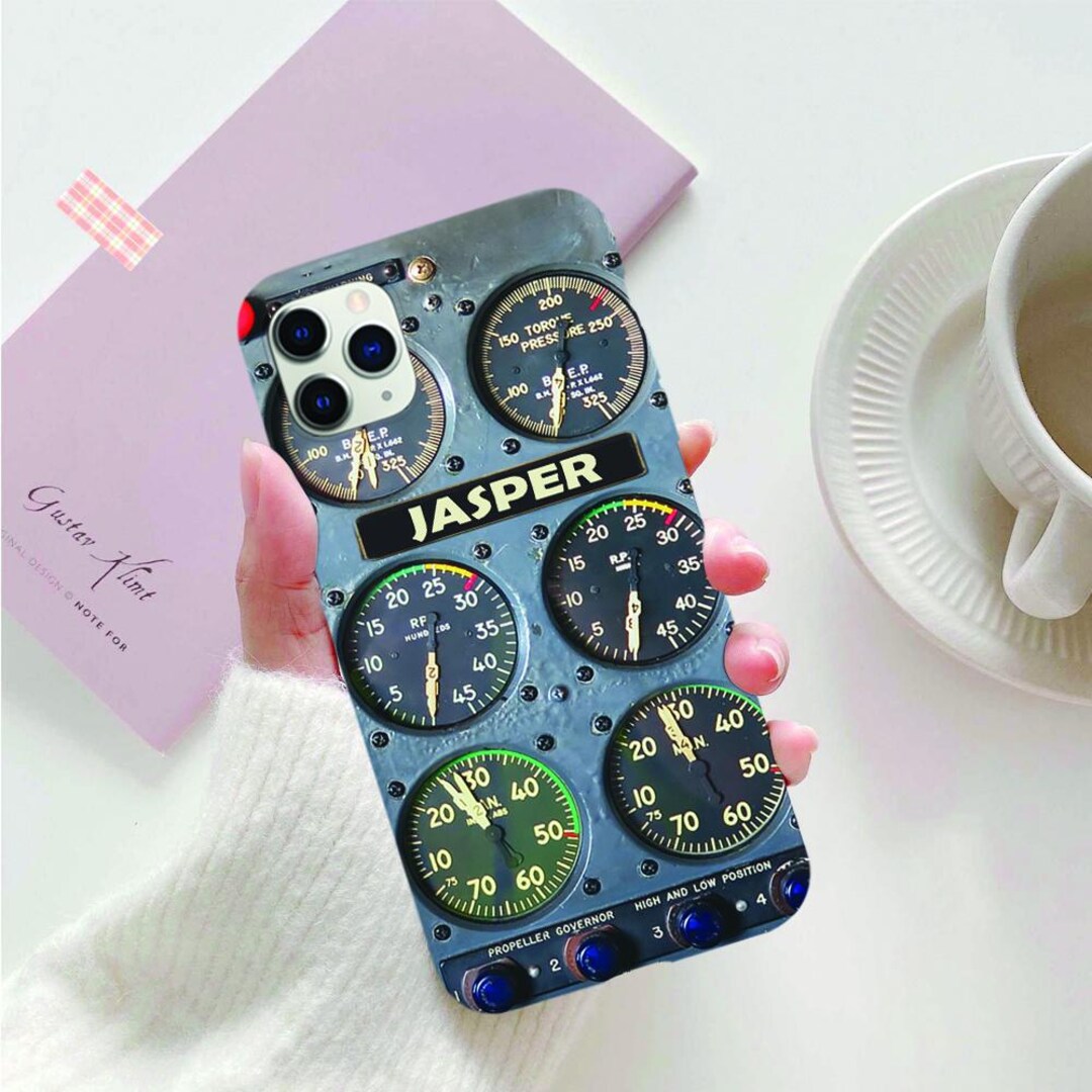 Personalized Pilot Phone Case, Pilot Airplane Phone Case, Gift for Man ...