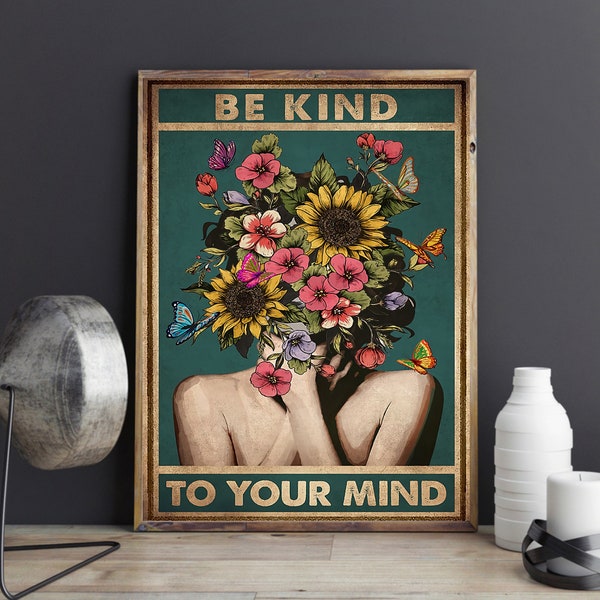 Be Kind Poster - Etsy