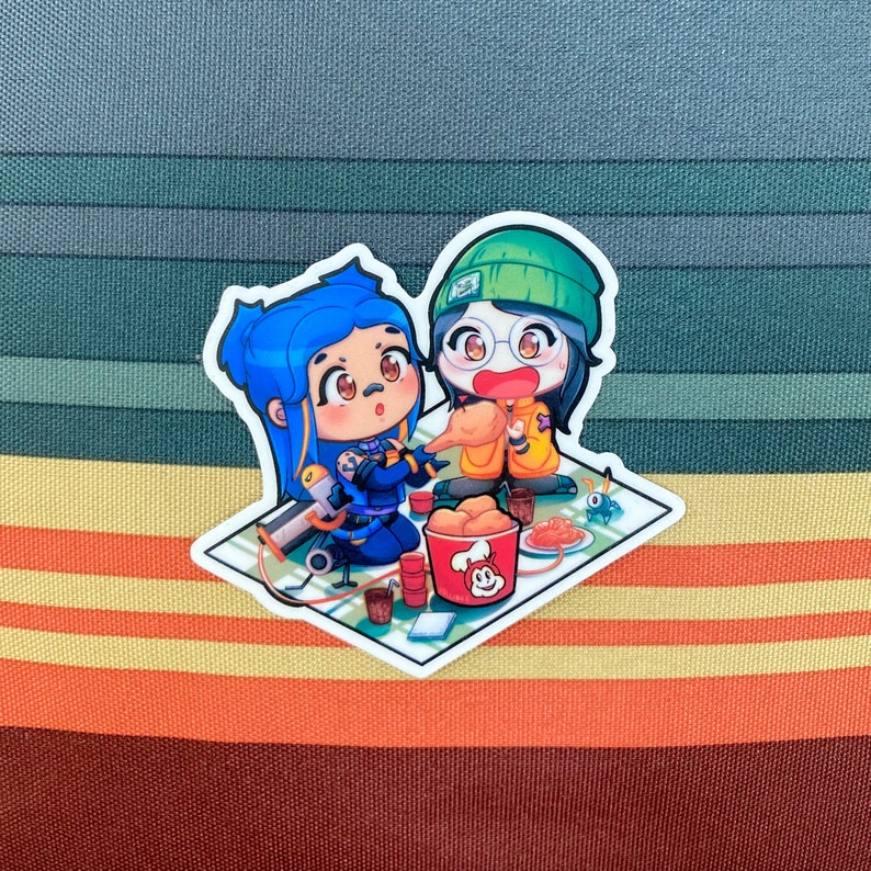 Chibi Neon and Killjoy Jollibee Picnic, SBC0001 - Etsy