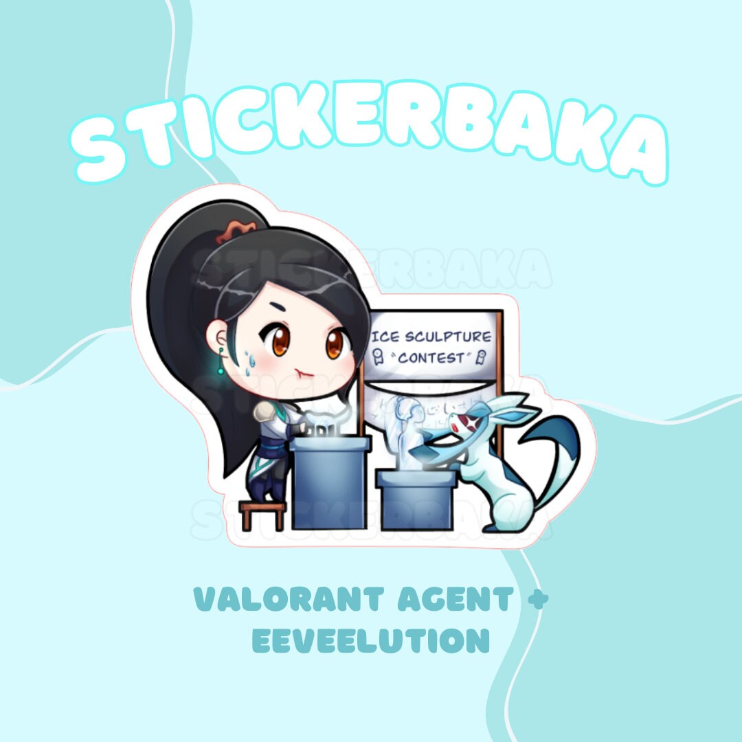 Chibi Eeveelution Valorant Agent Stickers SBC0002 - Etsy