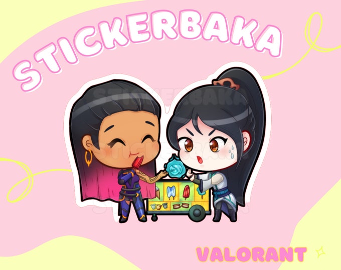 Valorant Sticker Set, Valorant Sticker, Valorant Matte Sticker,Clove ...