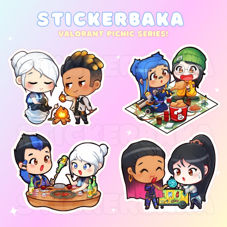 Valorant Chibi Agent Picnic Series , SBC0001 - Etsy