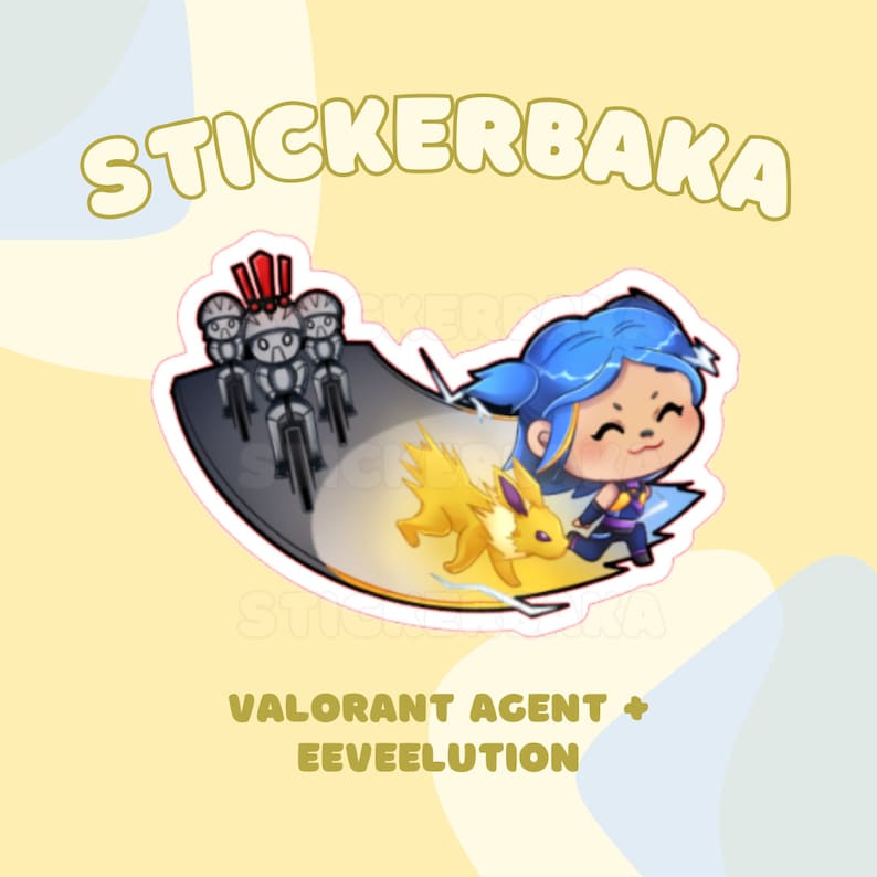 Chibi Eeveelution Valorant Agent Stickers SBC0002 - Etsy