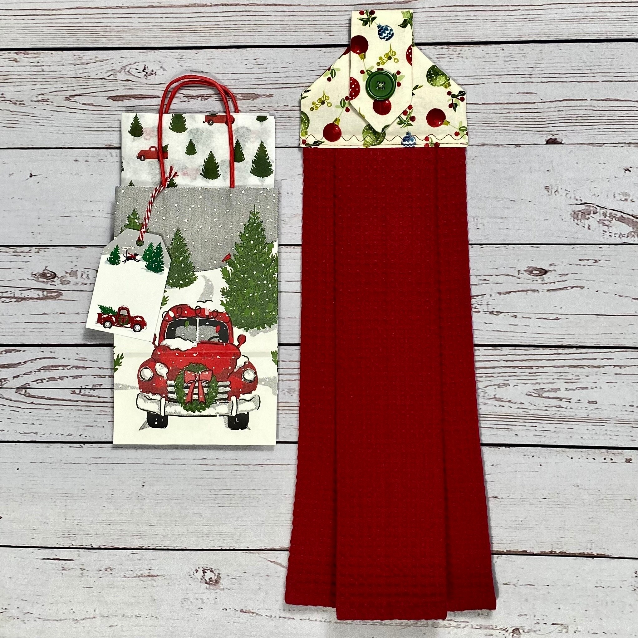 Holiday Kitchen Towels, Corporate Holiday Gifts, Holiday Hand Towel for ...