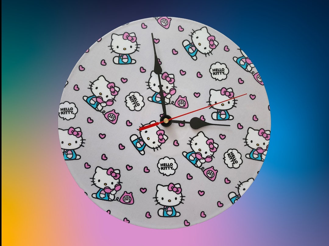 Calling Hello Kitty Clock - Etsy