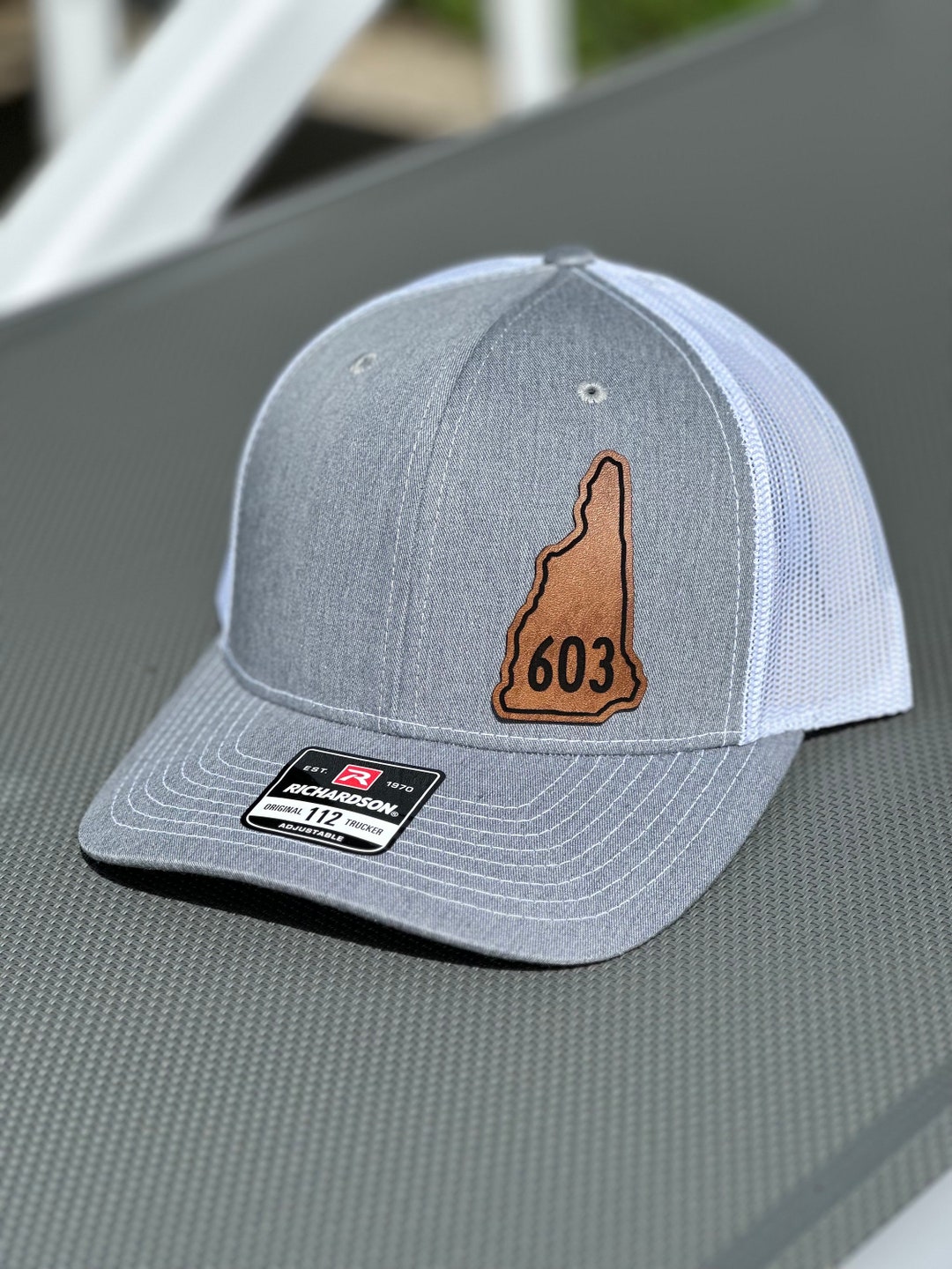 NH 603 Hat | Custom Leather Hat - Etsy