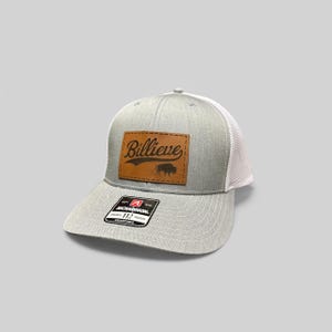 Buffalo Bills Billieve | Custom Leather Patch Hat - Etsy