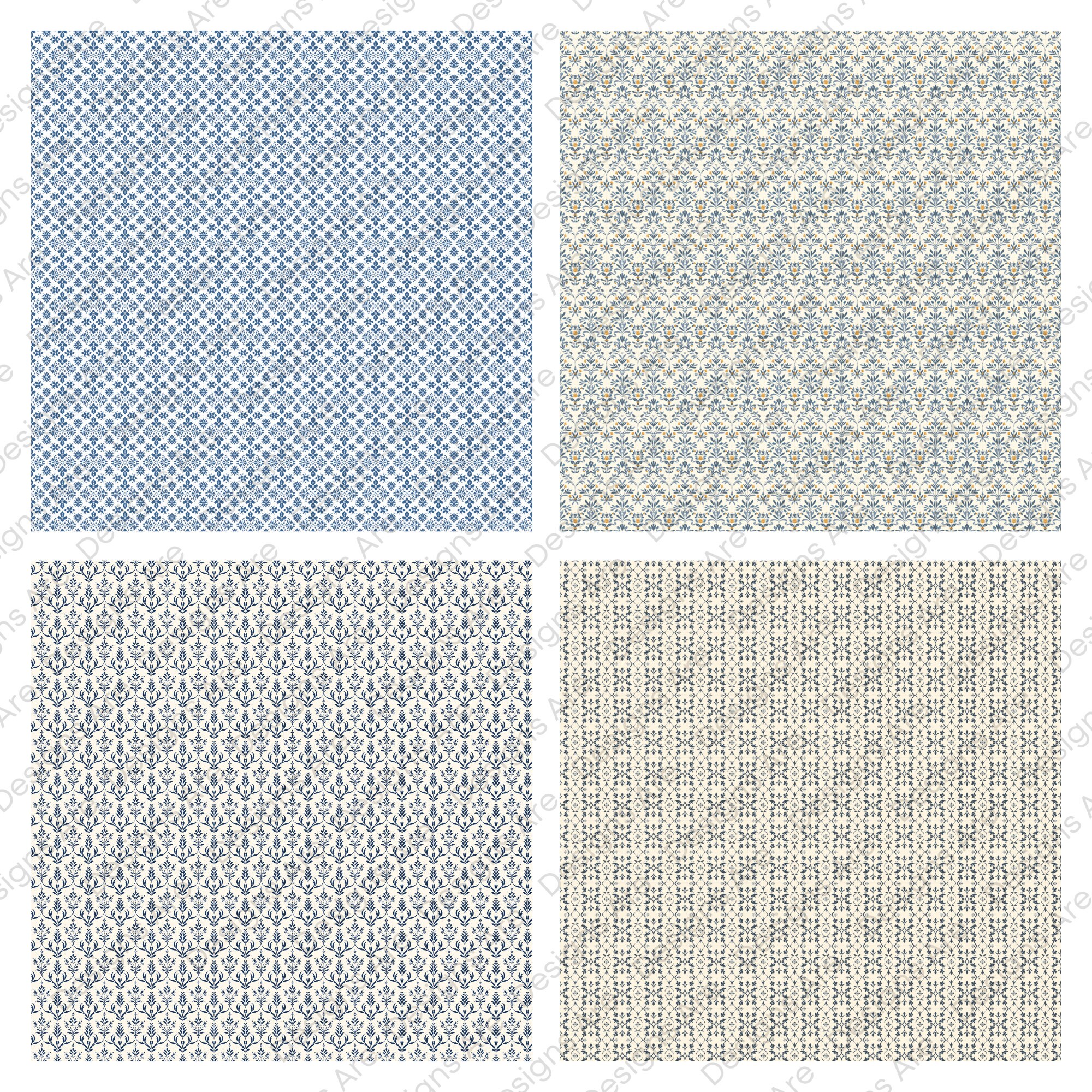 20 Provencal Patterns, DIY Arts and Crafts, Seamless Patterns, Craft ...