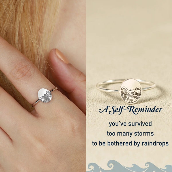 Wave Ring - Etsy