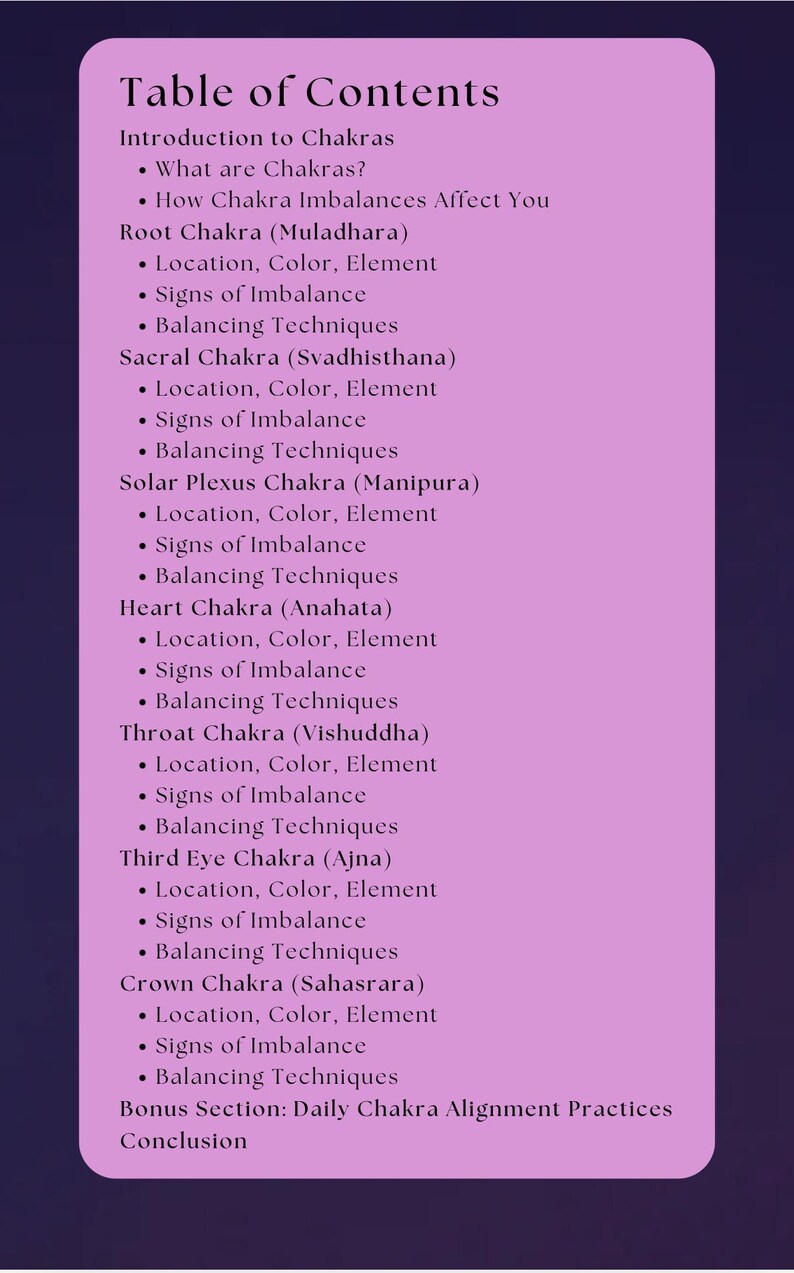 Chakra Balancing Guide: Align Your Energy Centers - Etsy