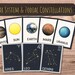 Solar System Planets & Zodiac Constellations Flashcards, Teaching and ...