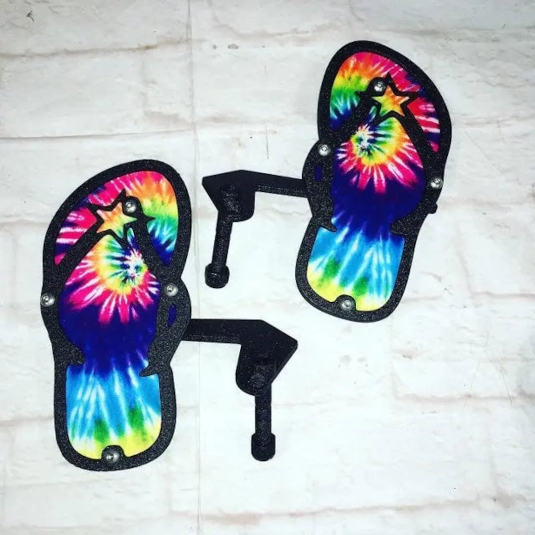 Tie Dye Flip Flop Foot Pegs for Wrangler & Gladiator - Etsy