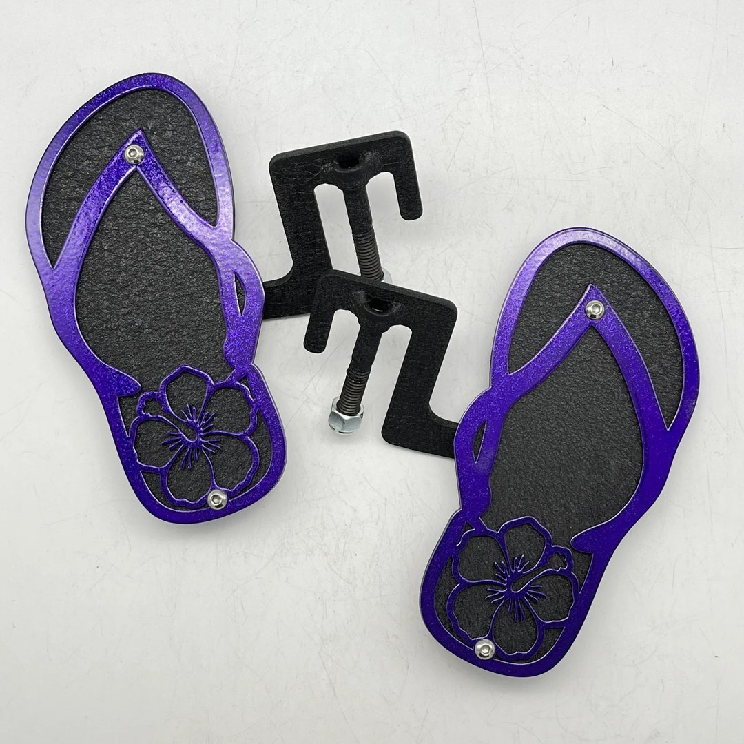 Hibiscus Flip Flop Foot Pegs for Wrangler & Gladiator - Etsy