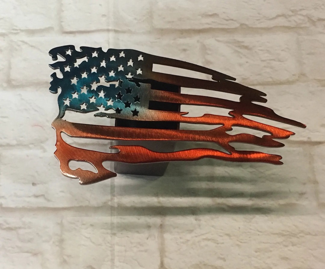 Patriotic American Flag Custom Hitch Cover - Etsy