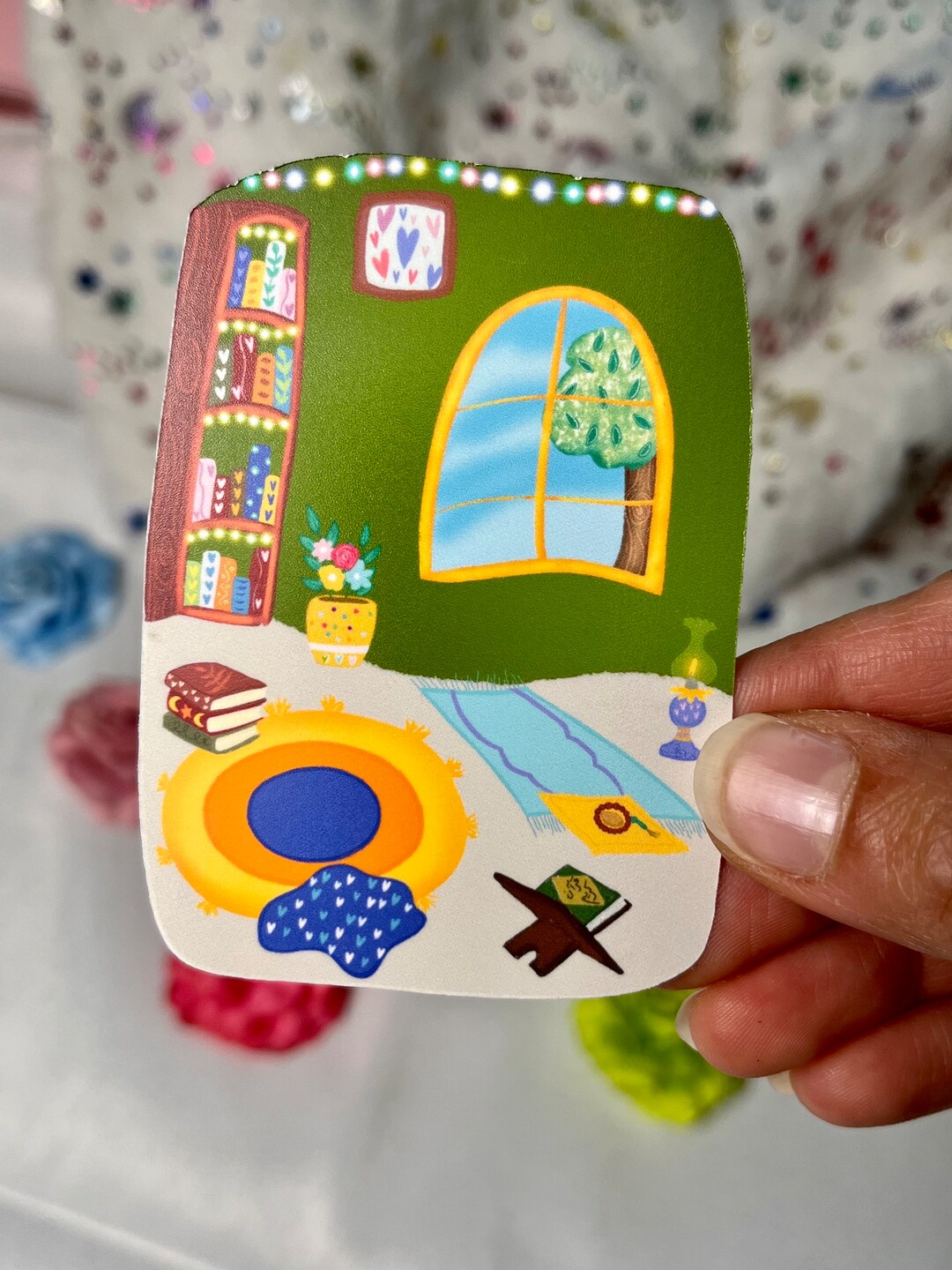 Inside Masjid Al Nabawi Vinyl Sticker, Prophet Mohammad Stickers ...