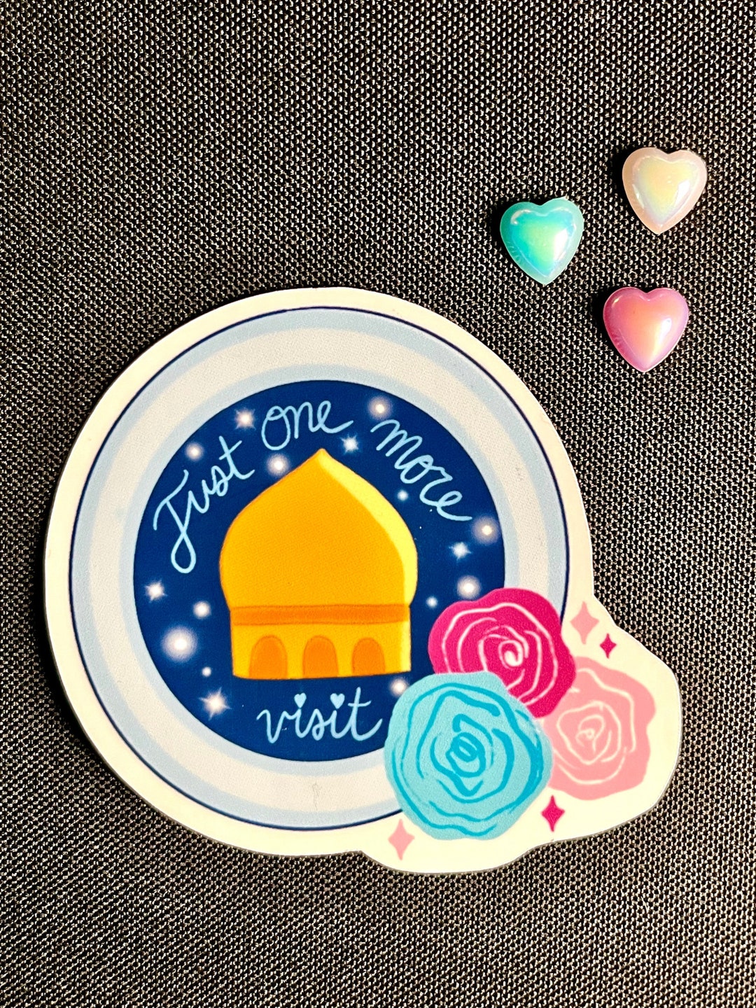 Just One More Visit Vinyl Sticker, Shia Stickers, Stickers, Sticker ...